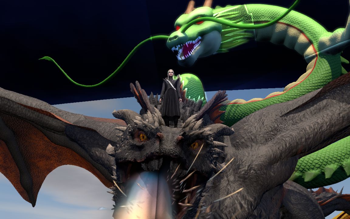 东西方巨龙大小对比