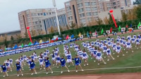 运动会上的“囧架架”,队形真整齐