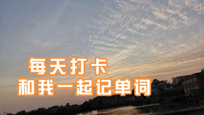 每天打卡,和我一起记单词(1-10)四级词汇