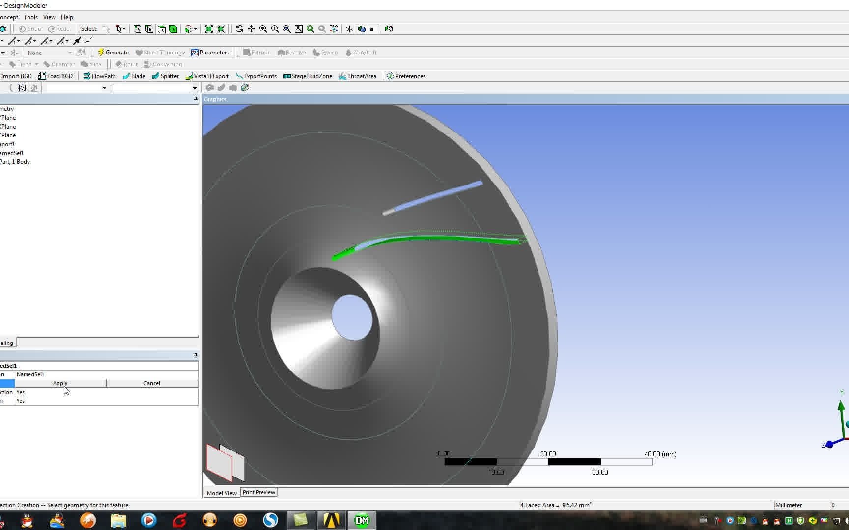 【转载】利用ANSYS Workbench中Geometry和Turbogrid模块建立旋转...