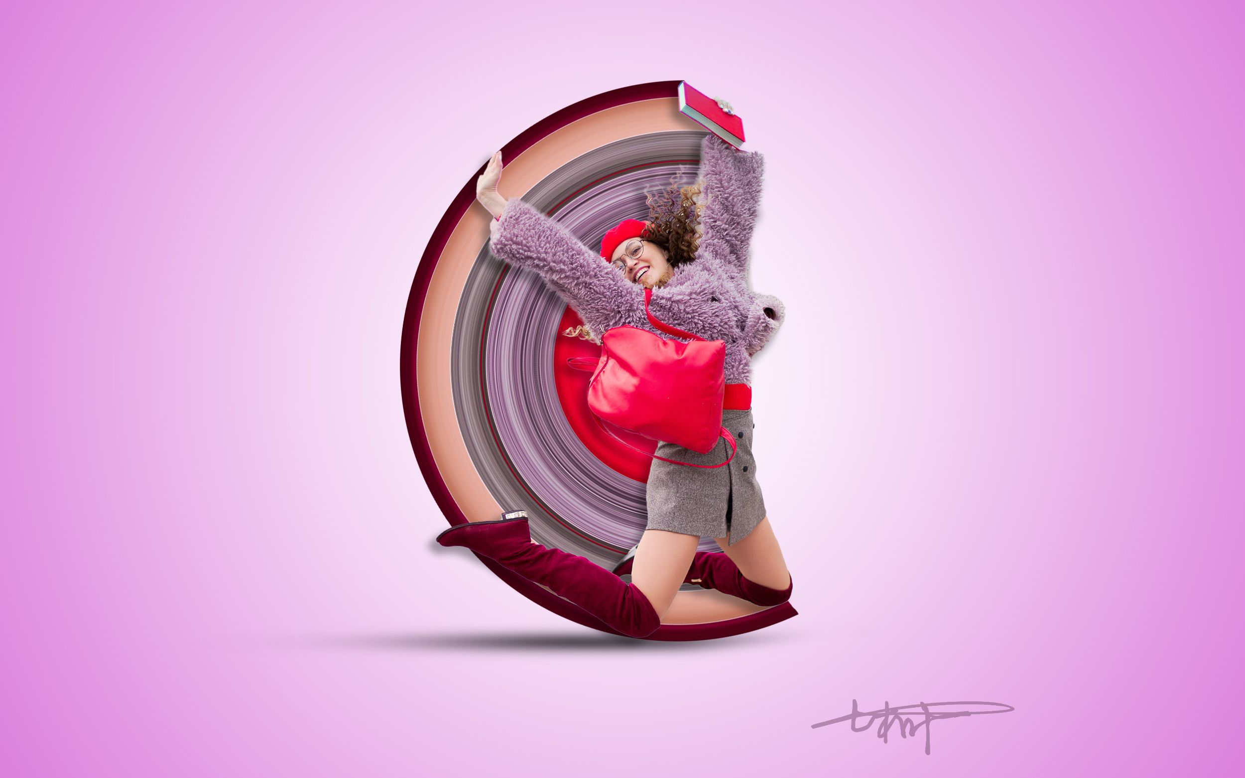 【Photoshop教程】圆形拖拽效果
