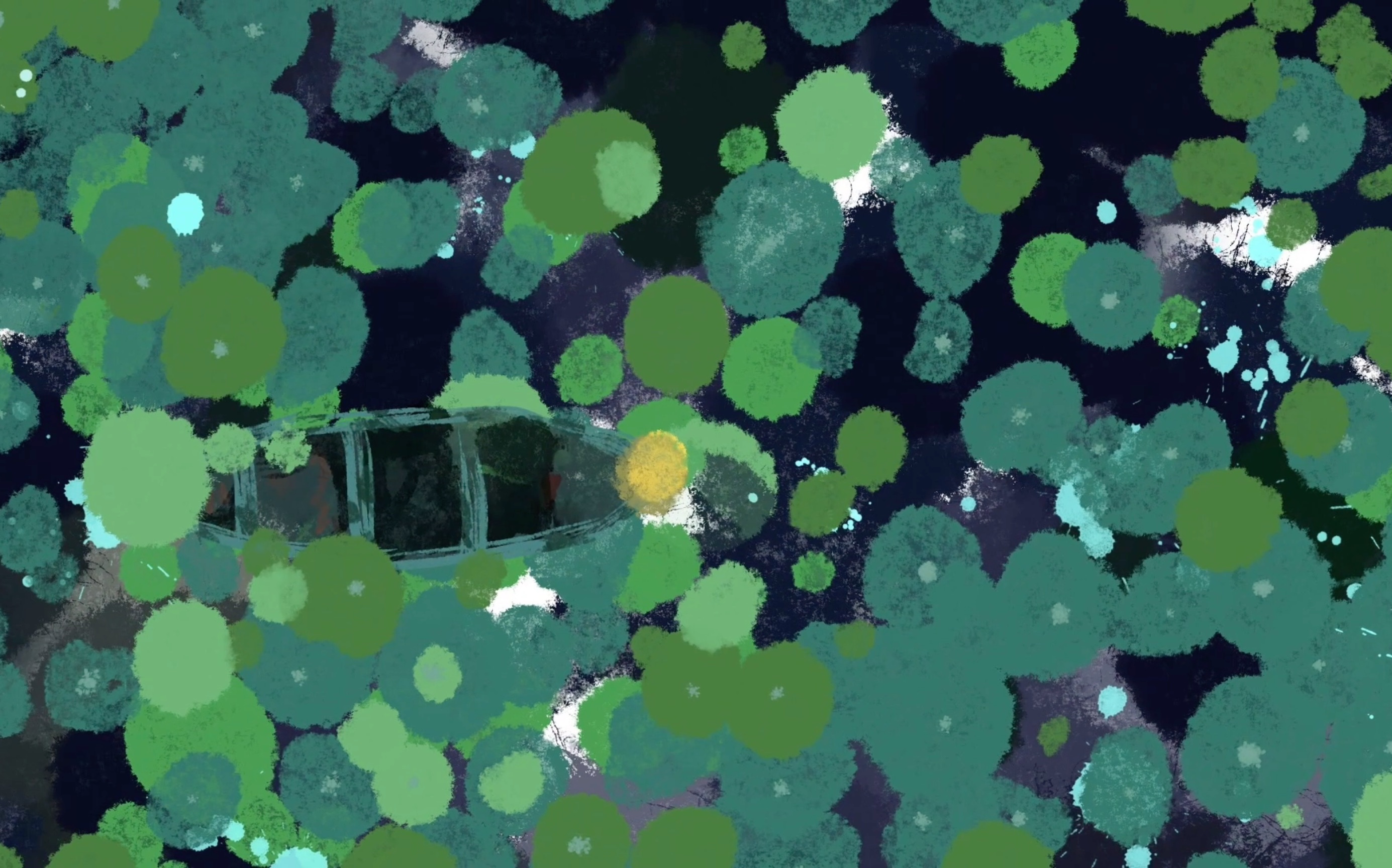 【procreate绘画 】夏至。二十四节气的倒计时打动人心,虽然只有简单...