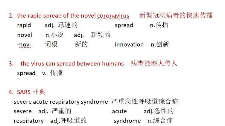 新型冠状病毒用英语怎么说