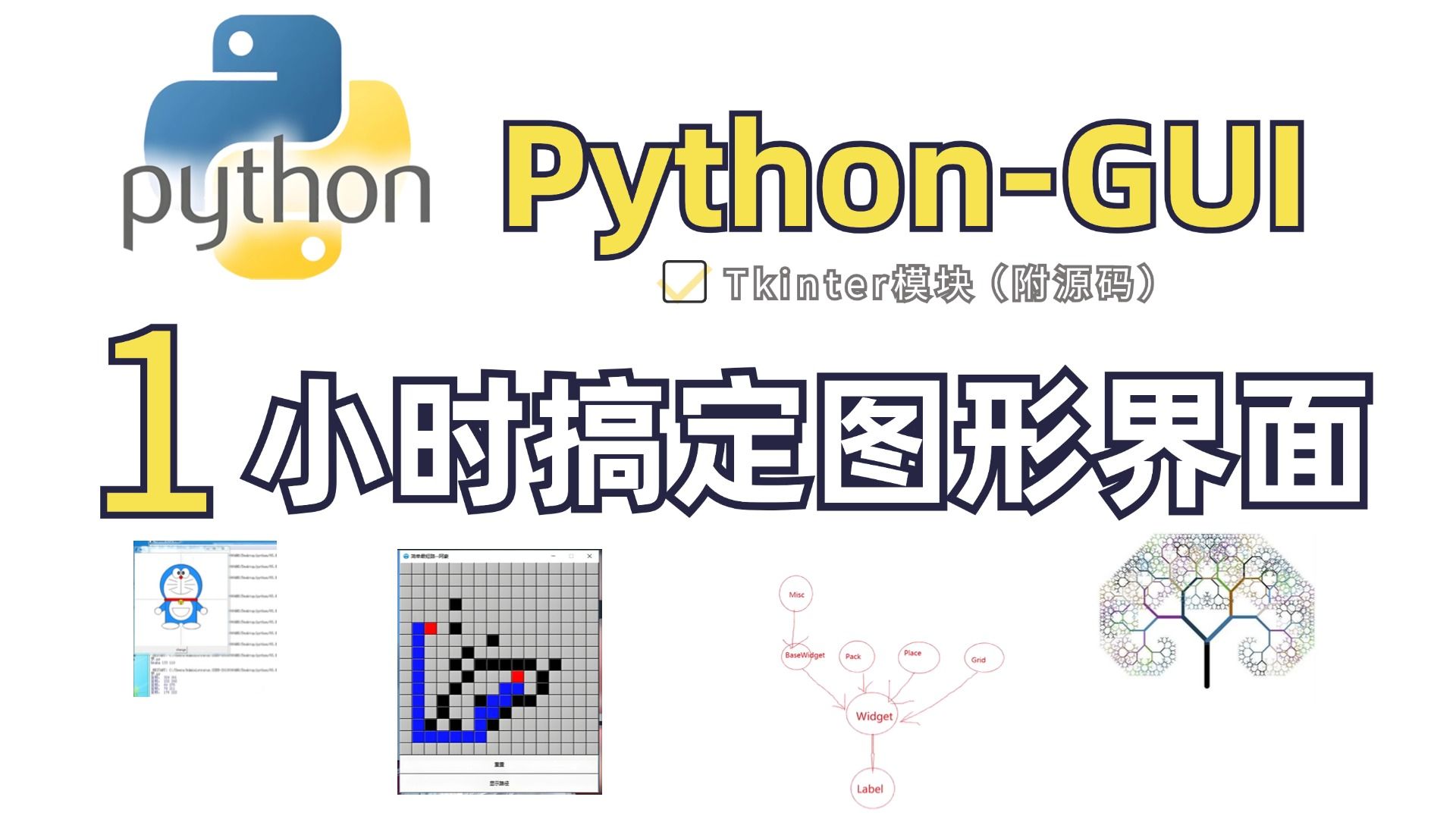 1小时搞定Python-GUI图形界面,GUI快速入门