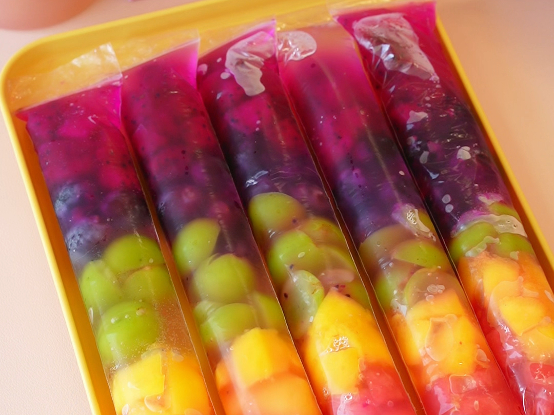 水果隐藏吃法ߔ�彩虹吸吸果冻ߌ�简易做法ߑ
