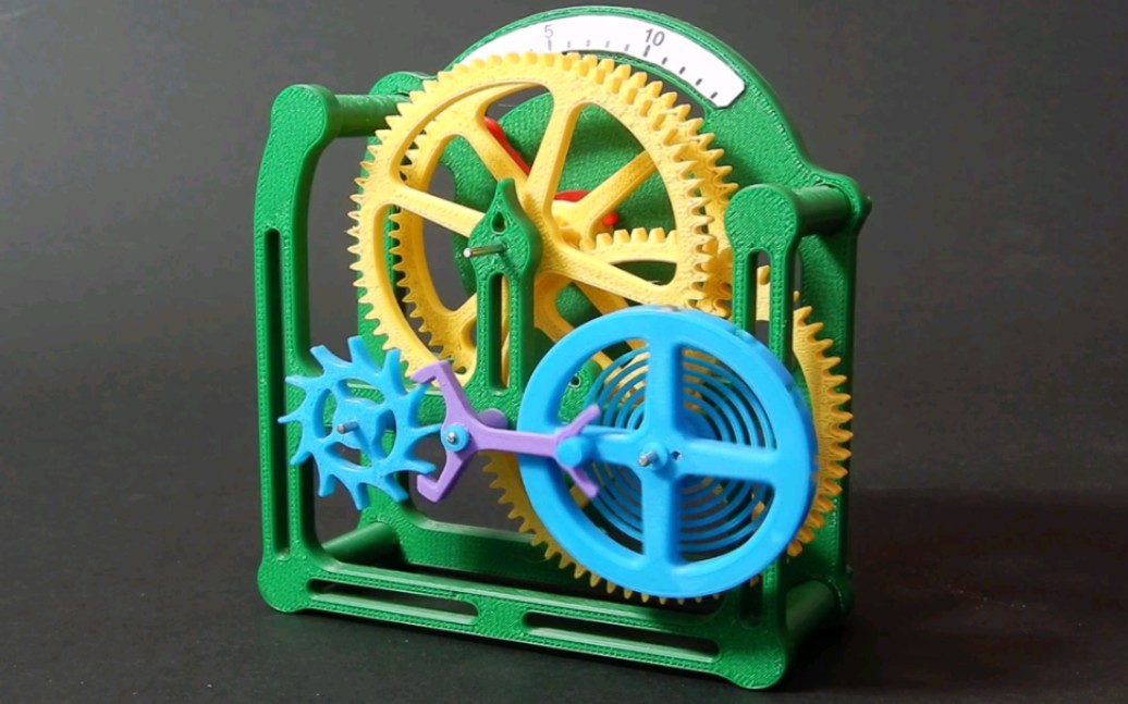 3d打印 钟表擒纵器模型