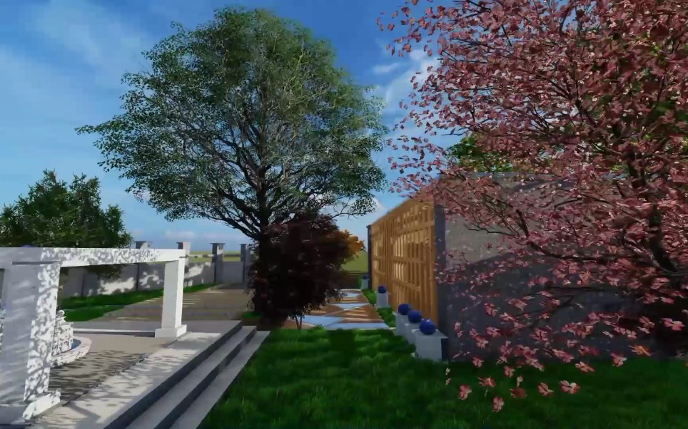 初创SU建模场景创作动画