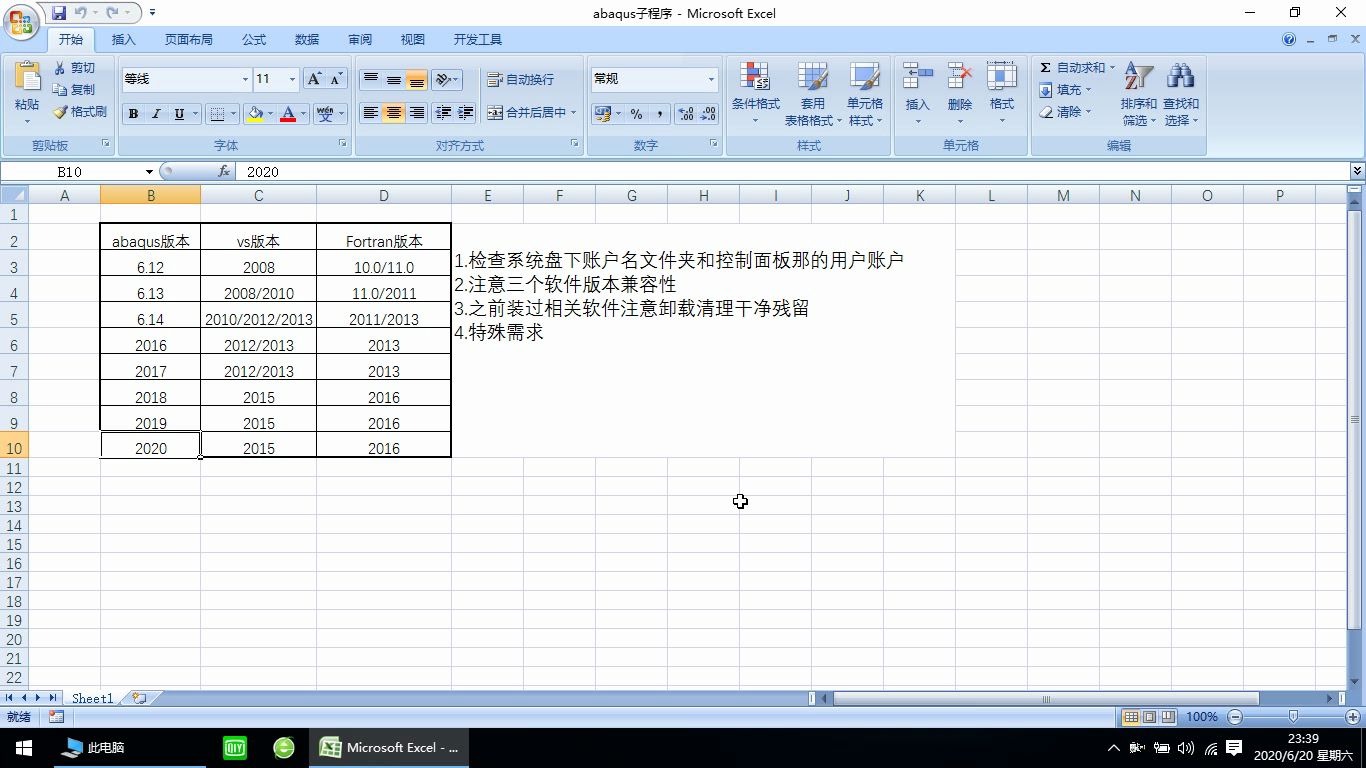 abaqus6.14+vs+fortran子程序安装关联全过程