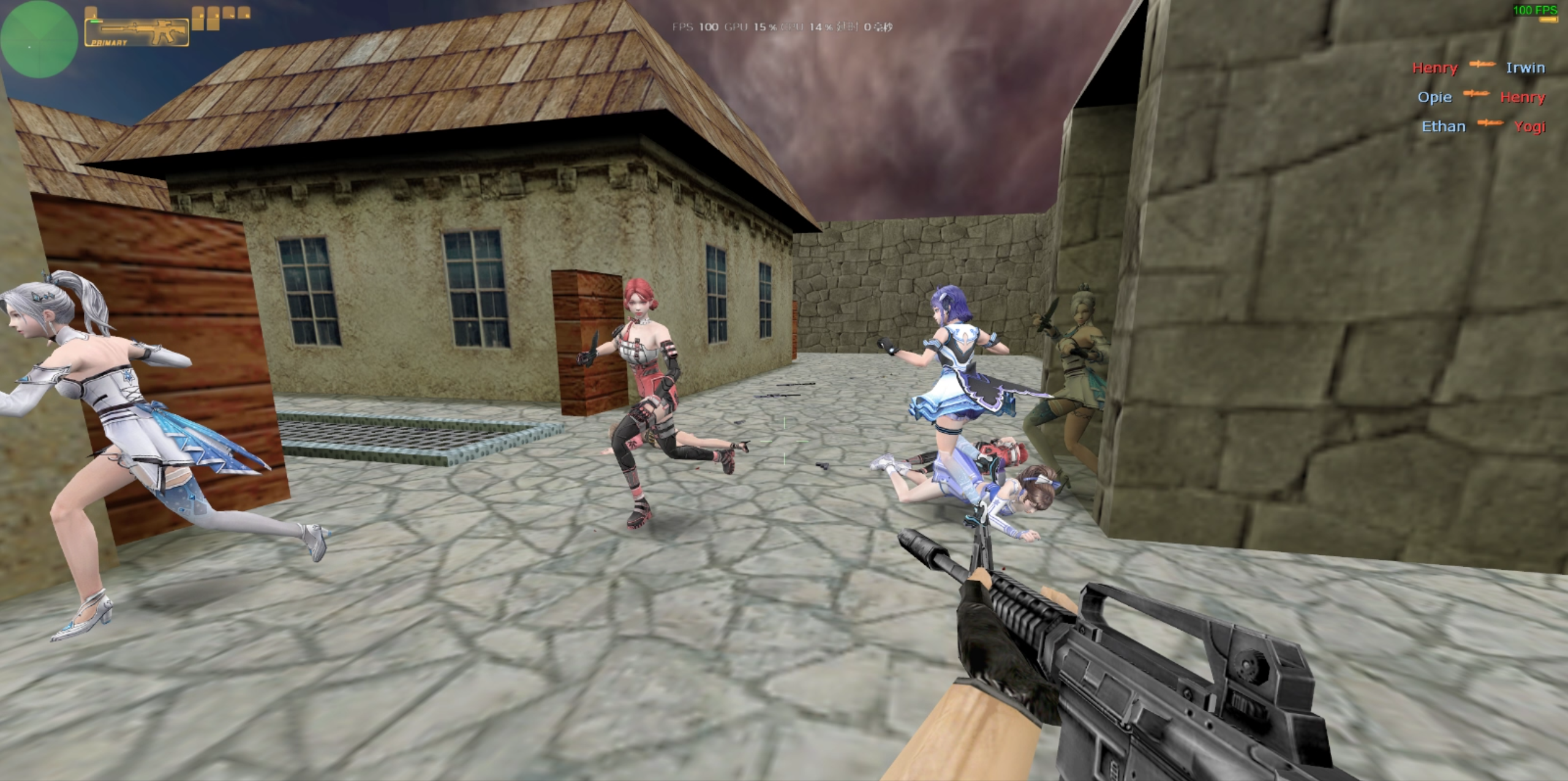 (测试)csol部分角色模型音效(部分韩服死亡语音)替换在cs1.6上