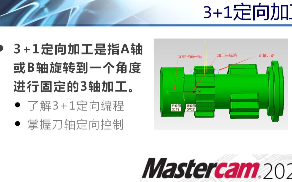 Mastercam2020-多轴-粗切加工