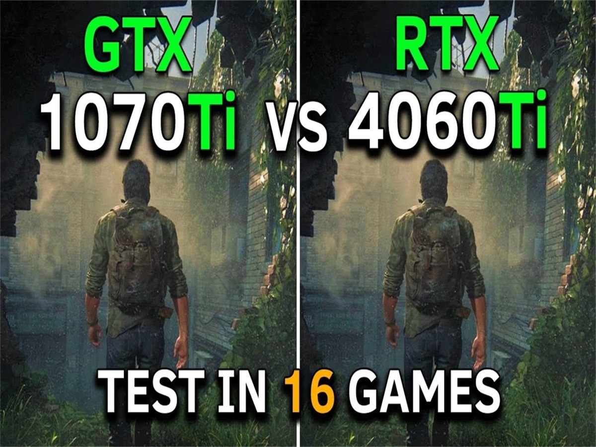 GTX 1070Ti 8G vs RTX 4060Ti 8G 显卡对比(1080P分辨率测试,CPU为...