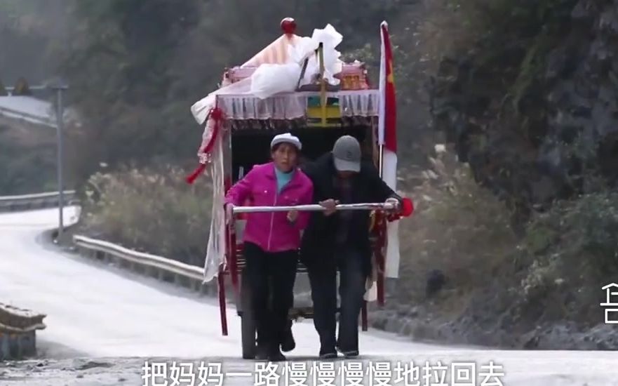 夫妇徒步带84岁母亲回老家,跨越4省,累计行走2000公里,网友热议【84...