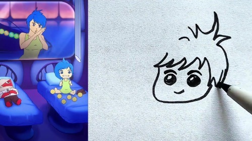 2867. 你认识这个宝宝吗?创意简笔画,一起学画画