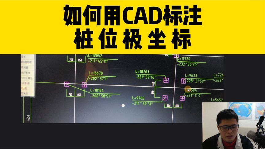 如何用CAD标注桩位极坐标?强烈推荐这个cad小工具,操作超简单!