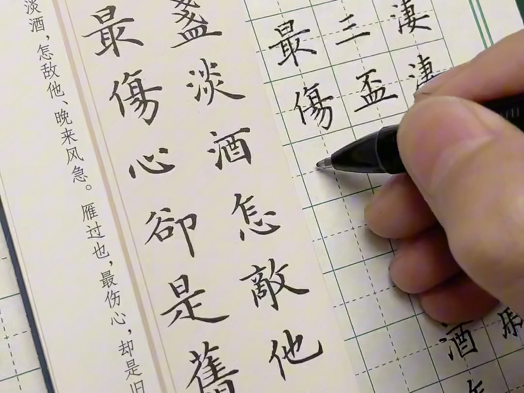 硬笔卢中南小楷