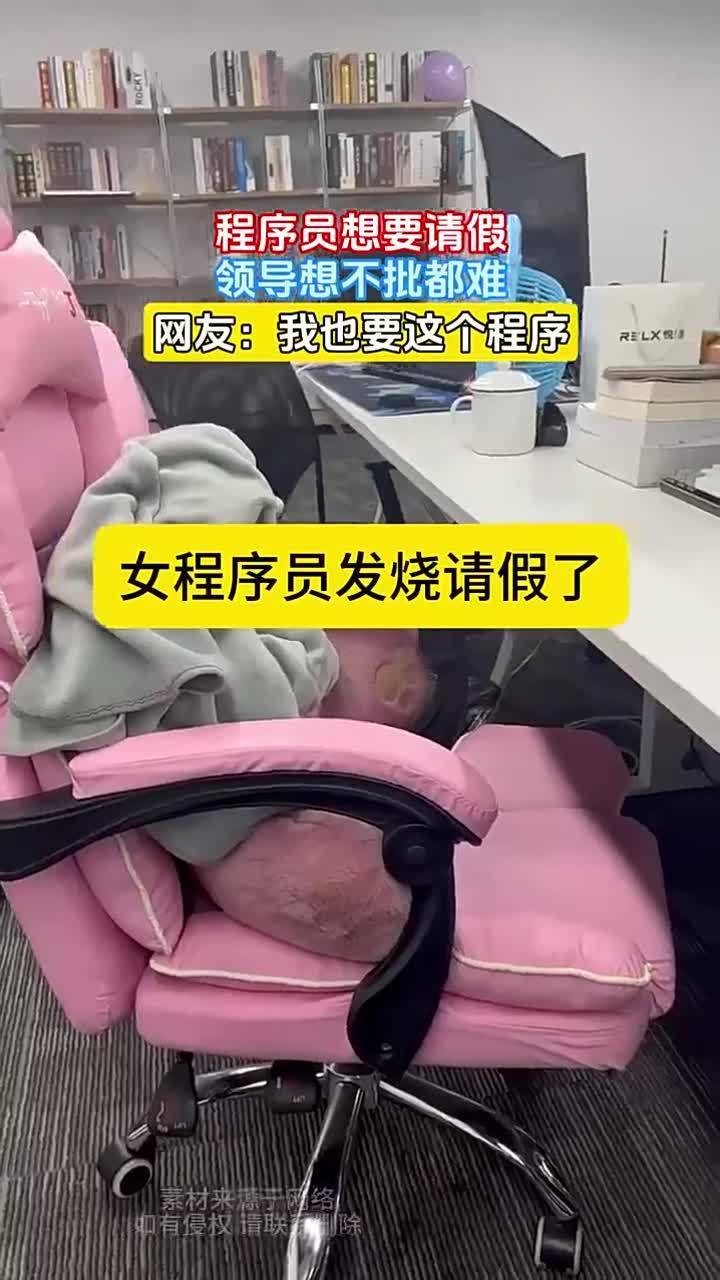 程序员想要请假,领导想不批都难,网友:我也要这个程序