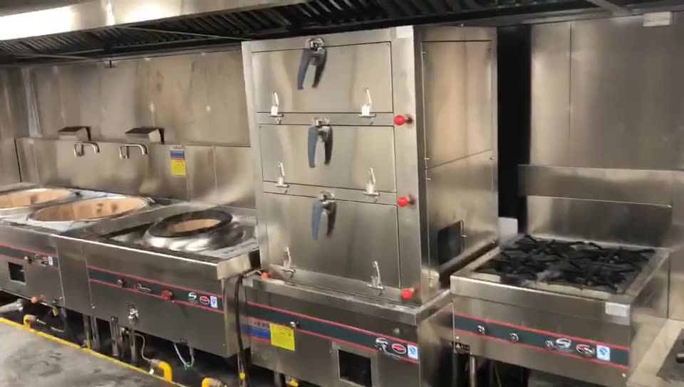 为商用厨房设备做最后的验收工作,宏量商厨