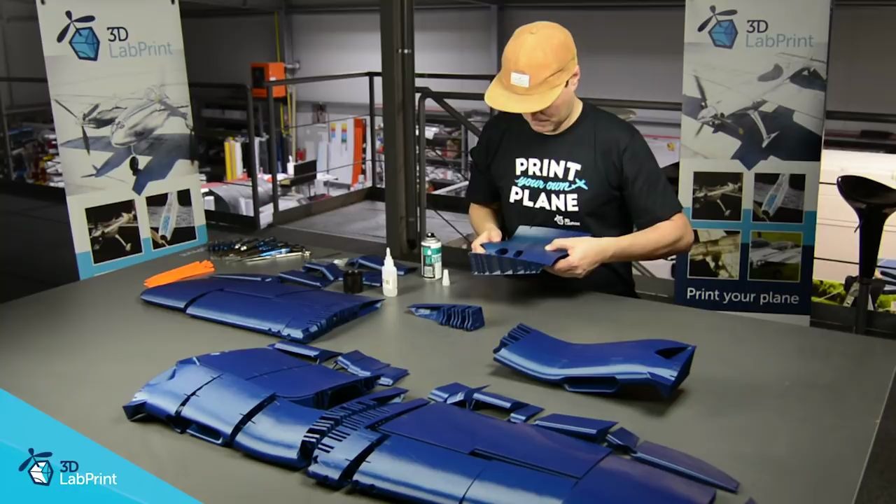 3D打印航模飞机 F4U海盗 机翼制作