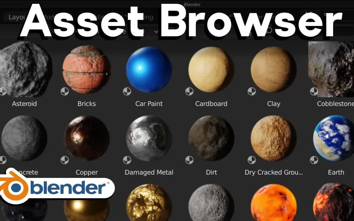 blender3.0材质库,又一位大师给你解释,说明这个功能又多重要