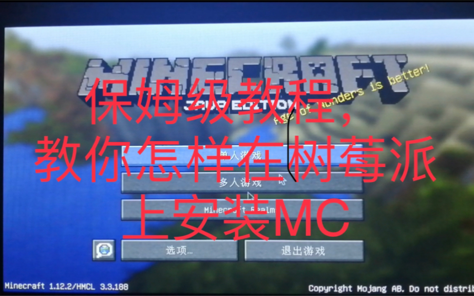 [教学]包会!手把手教你怎样在树莓派上流畅运行Minecraft1.12.2