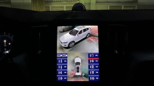 XC60原厂屏加装全景高清360内置U盘行车记录仪功能