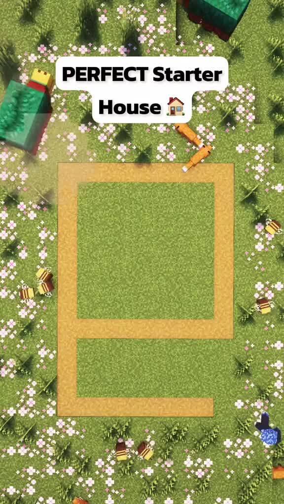 我的世界用木块建造的启动房