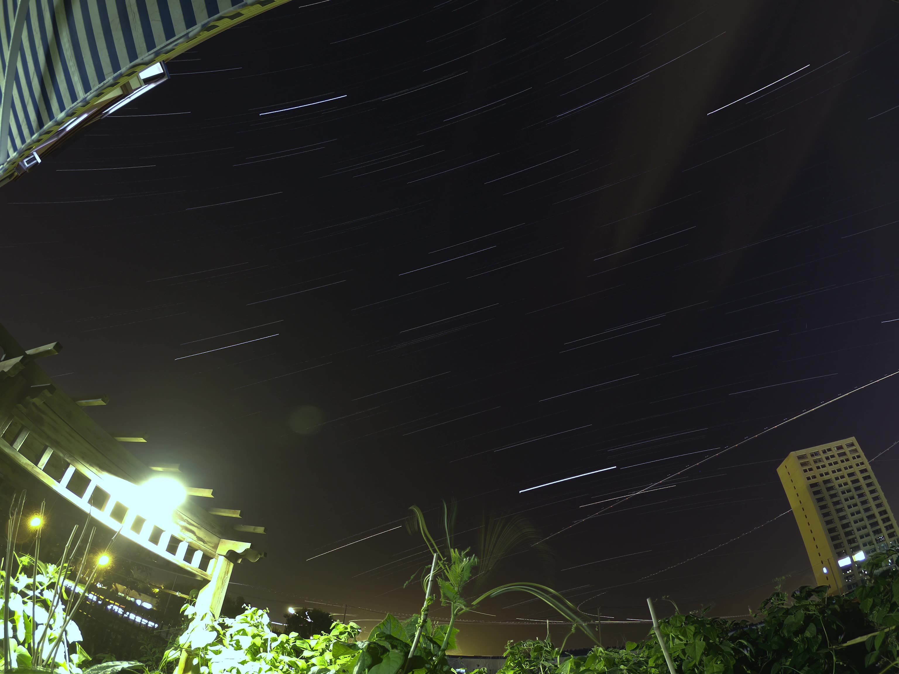 gopro7延时拍摄 星轨