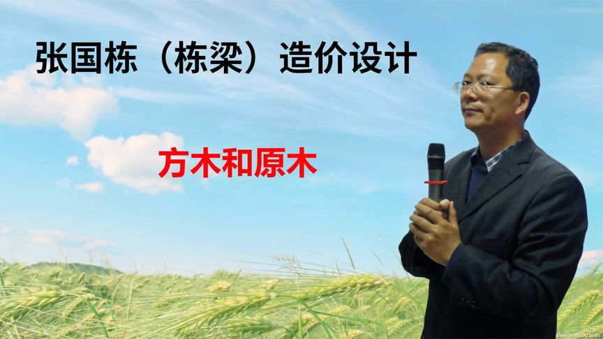 张国栋(栋梁)造价设计:方木和原木的用途与区别