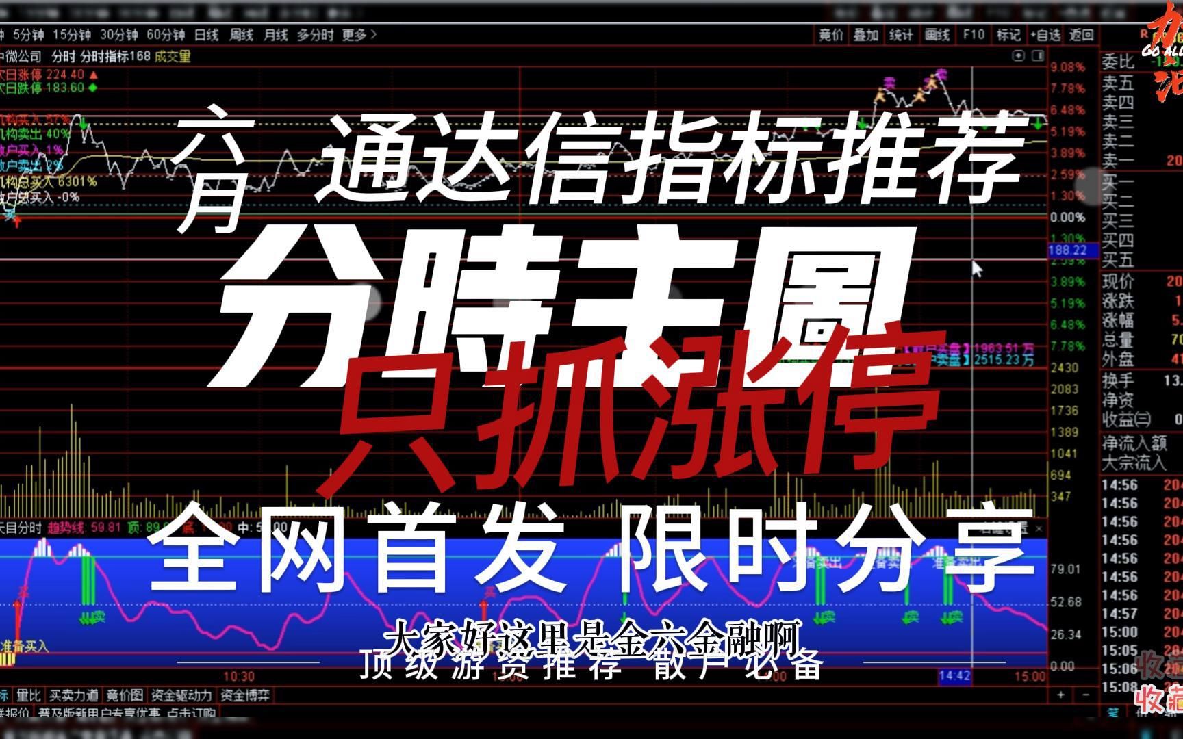 夏风张扬,六月别样——通达信分时主图指标编写教程,助你抓住涨停,附...