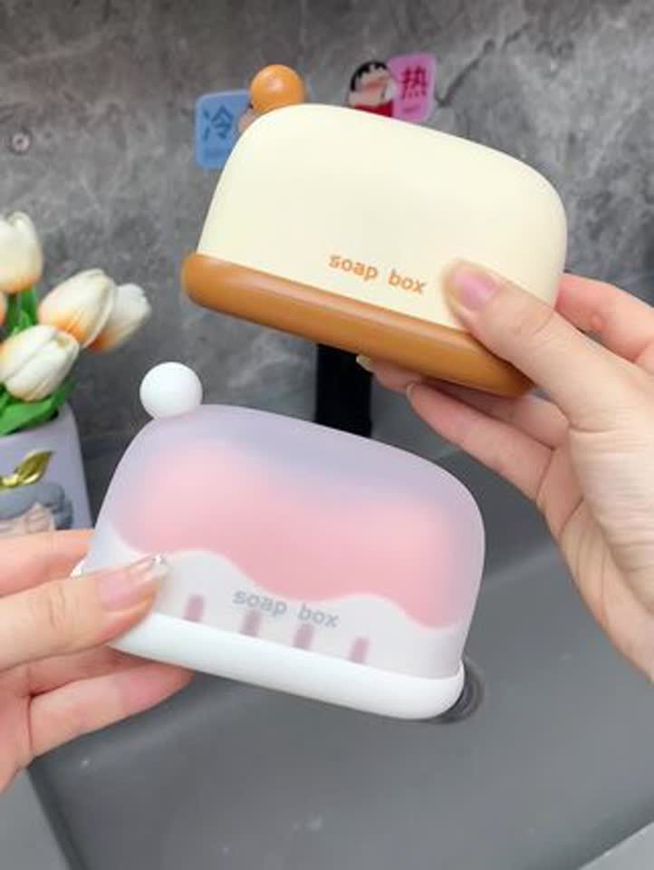 这个便携香皂盒,家用出差都方便!#出差旅行必备,#香皂盒 #携带方便 #沥水肥皂盒