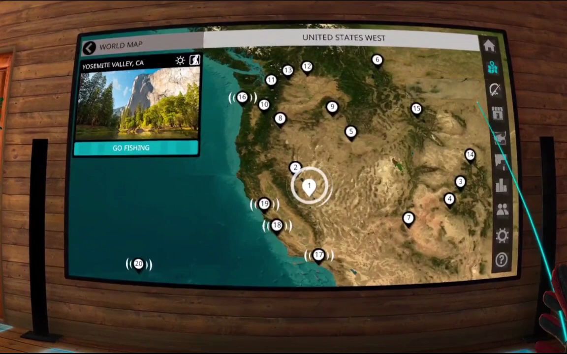 畅游美西 VR 真实钓鱼Real VR Fishing, US West DLC
