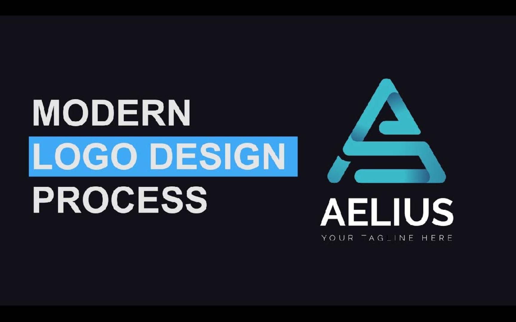Adobe Illustrator教程:如何设计现代字母组合标志LOGO