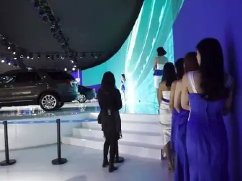 长安福特2015广州车展车模走秀