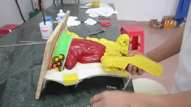 西藏佛像开模工艺#树脂 #制作过程