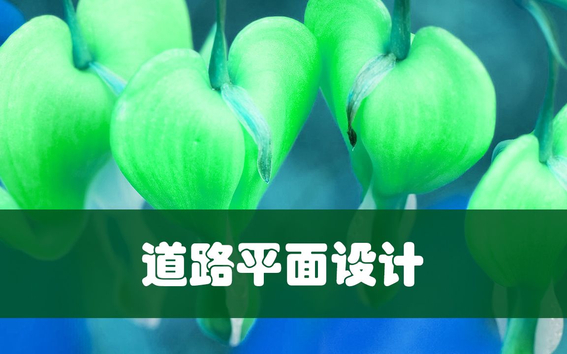 道路平面设计