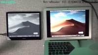 ...Not-eReader 103电子墨水平板-电脑显示器模式-连接Mac设置桌面背景