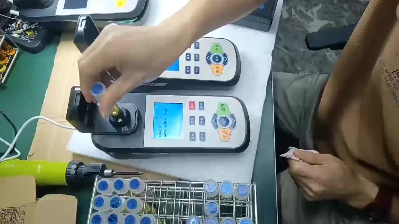 便携式多参数水质测定仪批量生产测试中-源易测