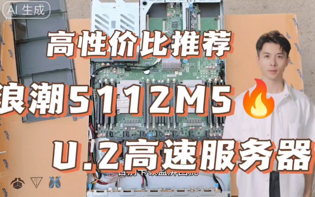 只要几百块的u.2服务器到底长什么样?浪潮SA5112M5