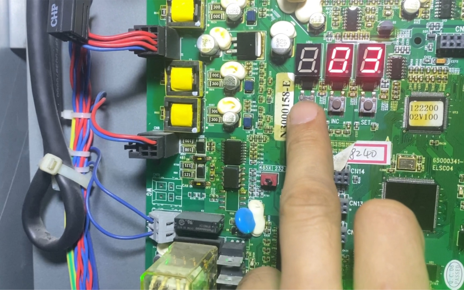 日立电梯小键盘操作方法