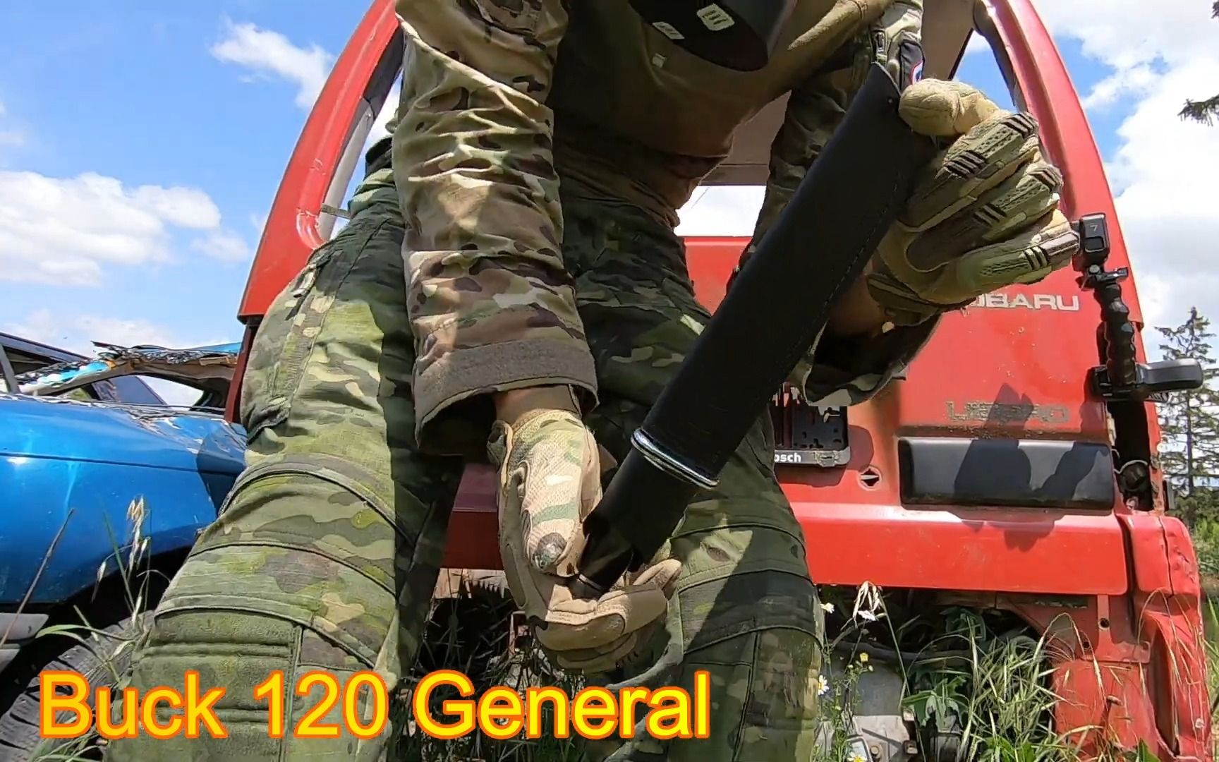 【JOE X】巴克 120 将军刀 经典 抗折抗冲击测试 钢材420HC不锈钢