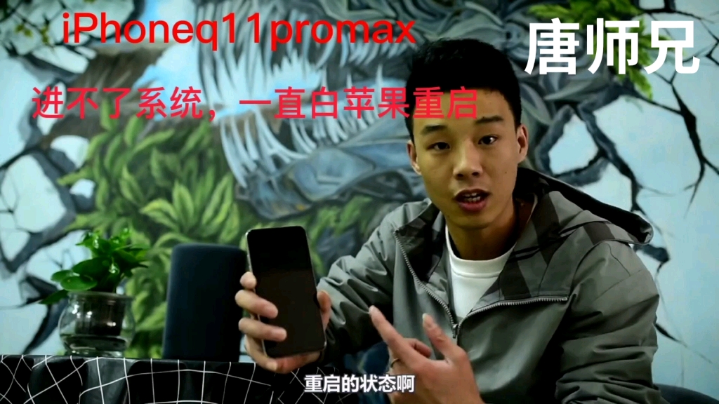 莫名其妙白苹果重启的iPhone11promax,维修3步骤 ,轻松秒杀
