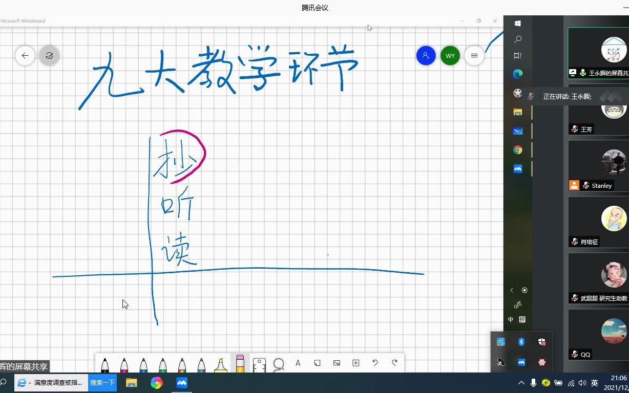 九大教学环节的理论,及其指导下的一天课程时间表设计