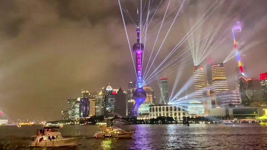 #上海#外滩 #上海外滩灯光秀