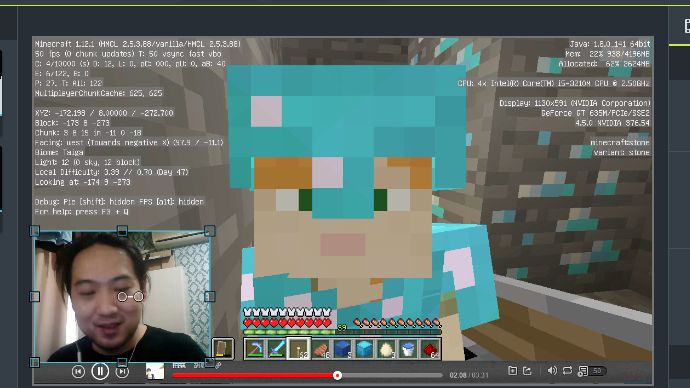 nor叔 我的世界萌新生存 143 我几乎是白捡了一组钻石