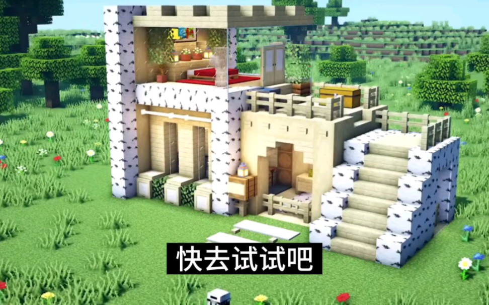我的世界乡村白桦别墅