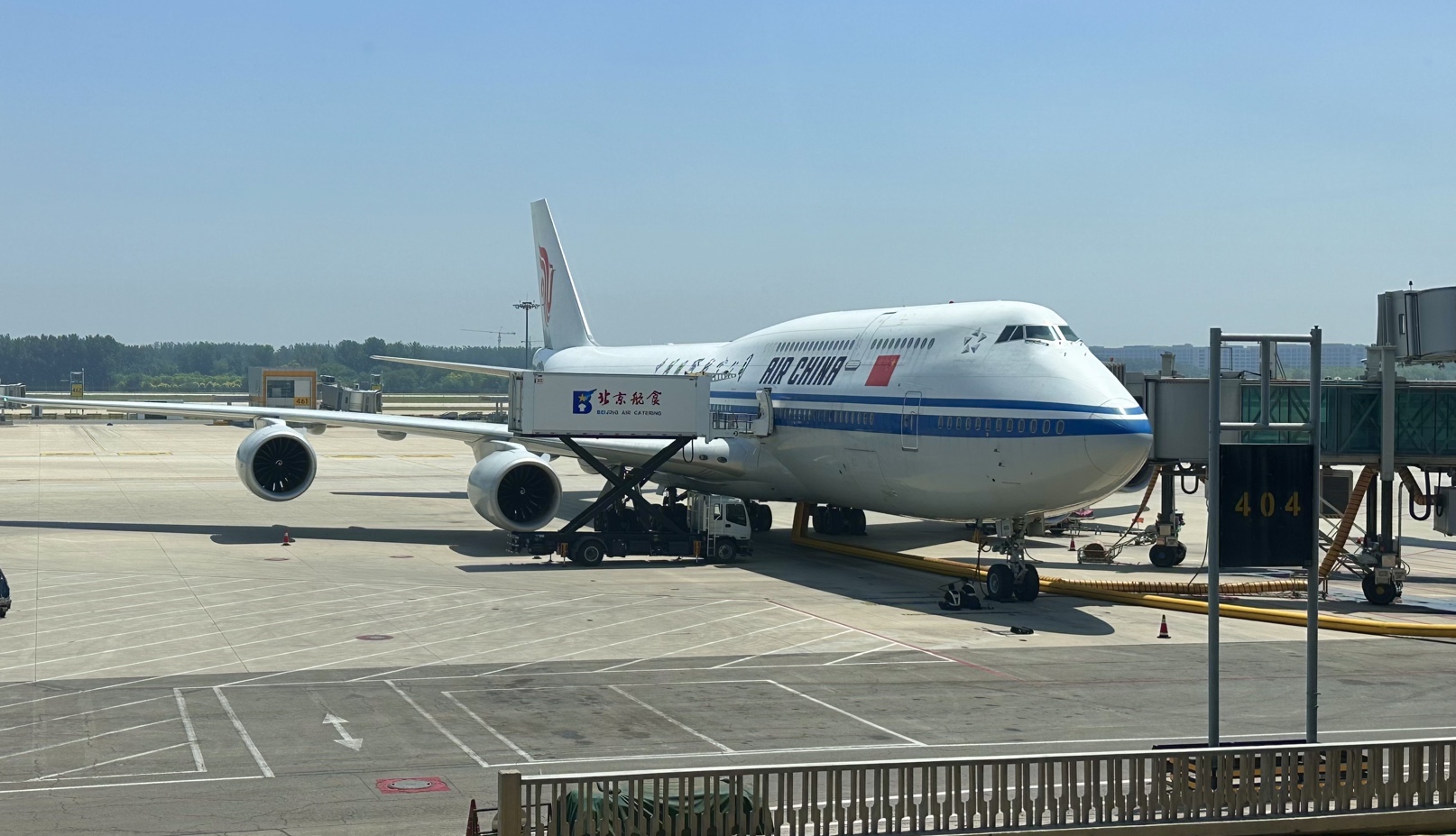 中国国际航空CA1533 Boeing747-8i 北京(PEK)-上海(SHA)航班飞行...