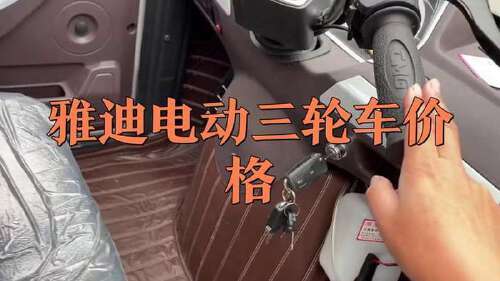 雅迪电动三轮车价格曝光!不同配置竟然相差这么多?