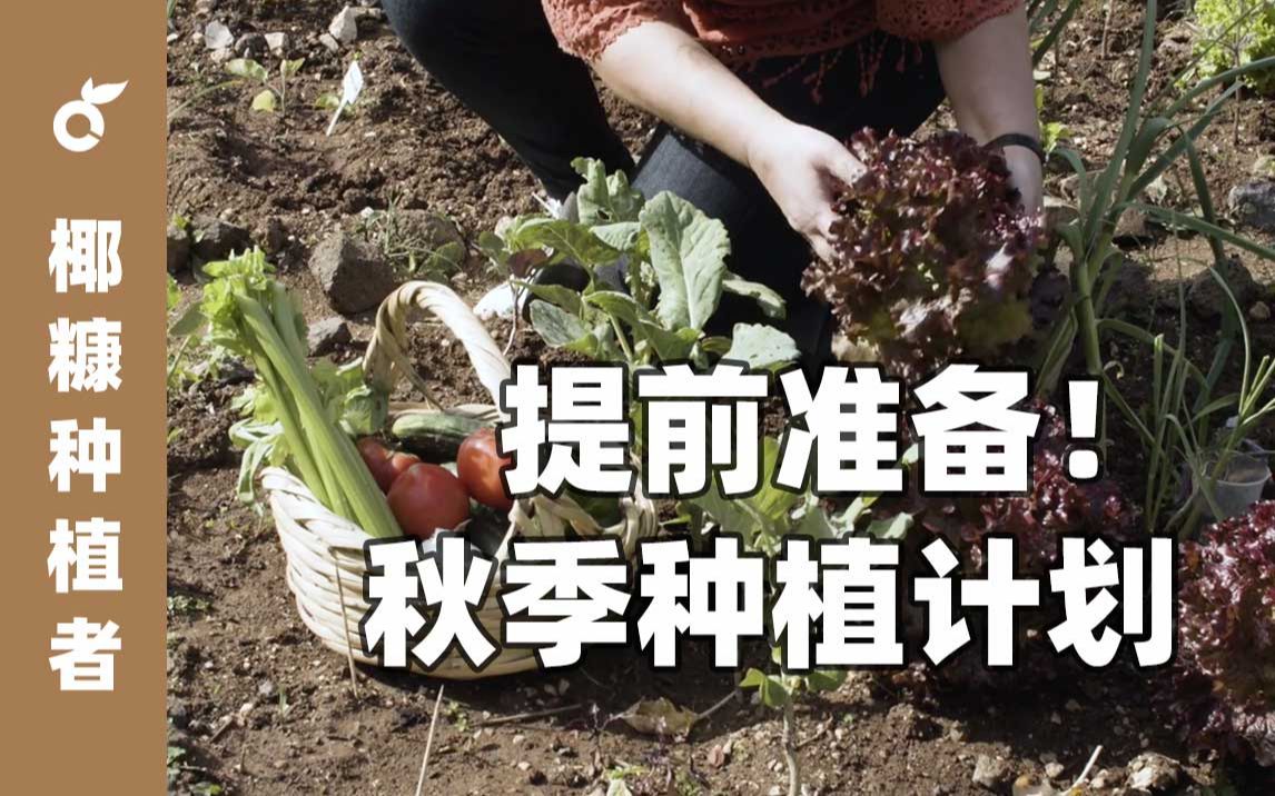 提前准备!秋季种植计划分享