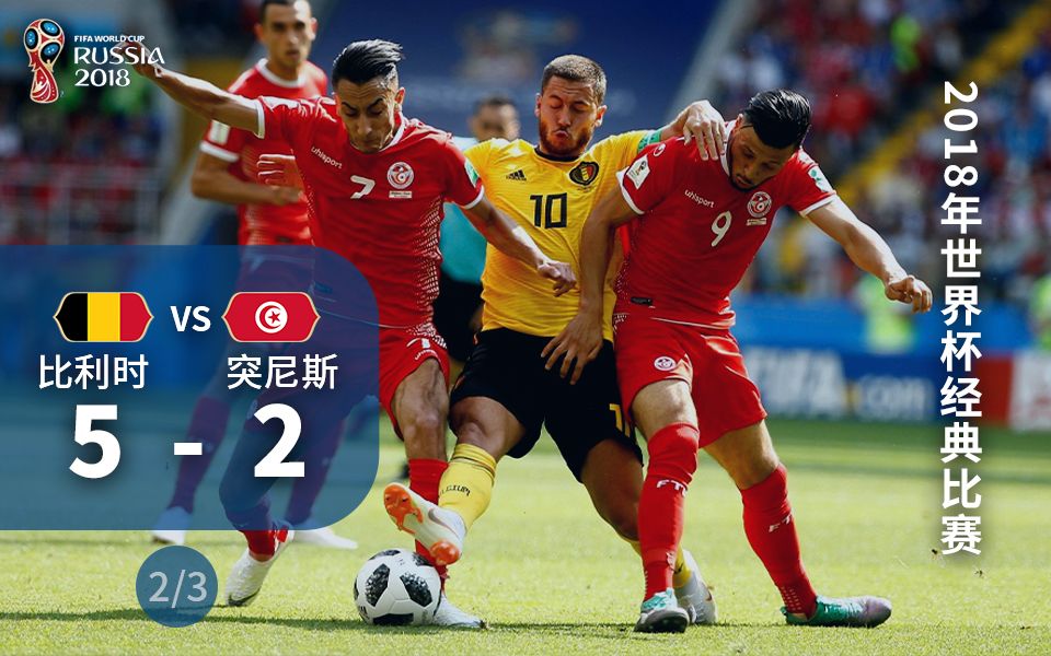 2018年世界杯精彩回顾比利时VS突尼斯(2/3)