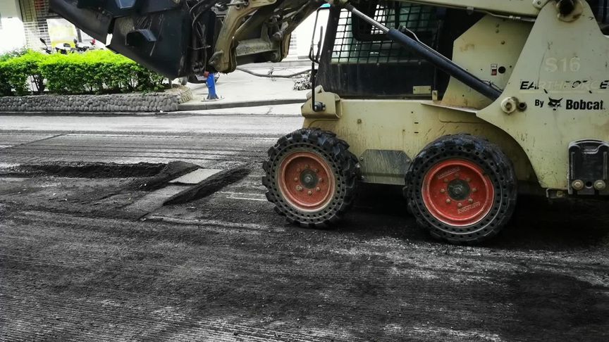 #道路施工 #道路施工 #工程机械设备 #城市记忆